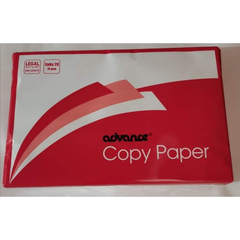 Advance Copy Paper S20 ( 500 Sheets ) Book paper | Lazada PH