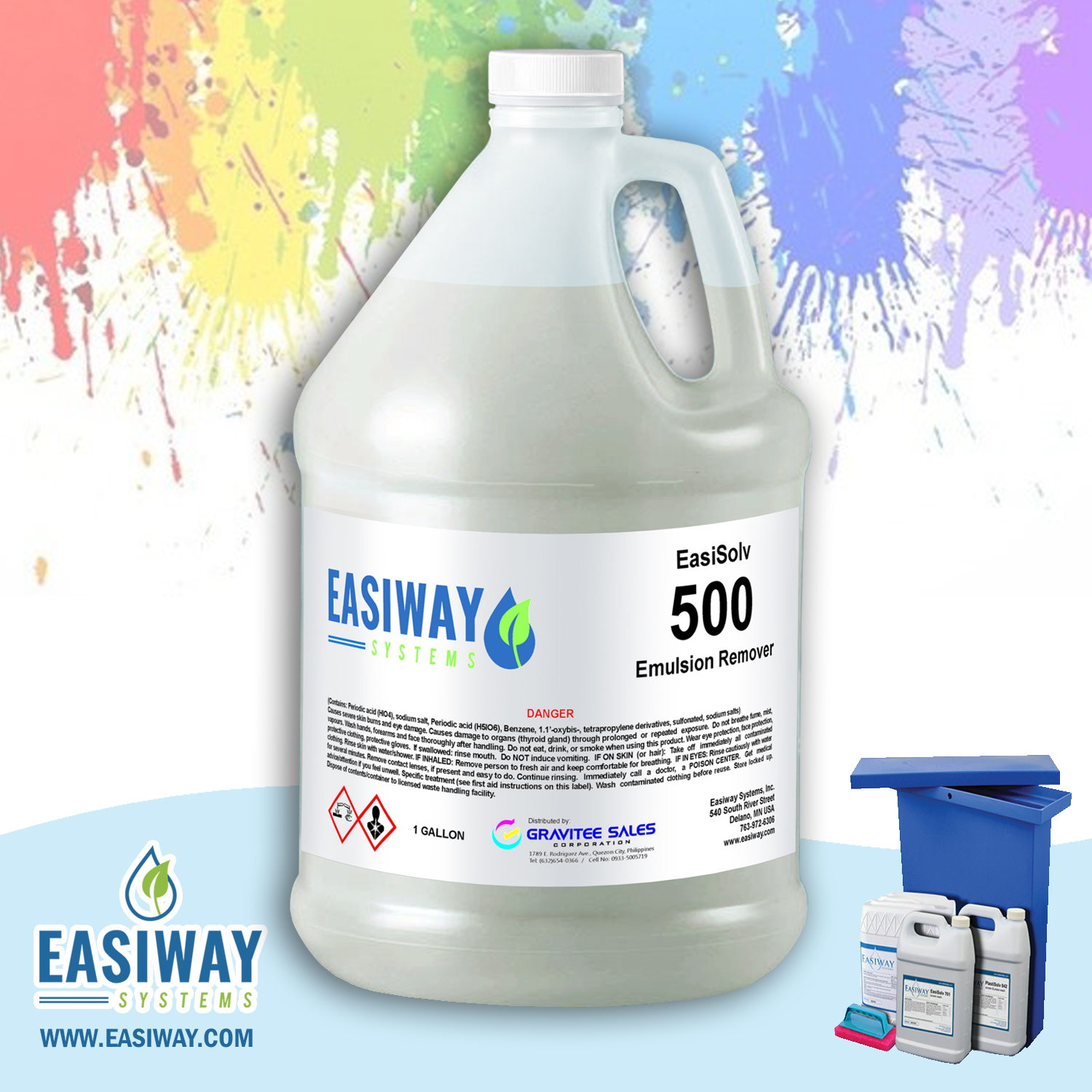 EASISOLV 500 CONCENTRATED Emulsion Remover 1 GALLON | Lazada PH