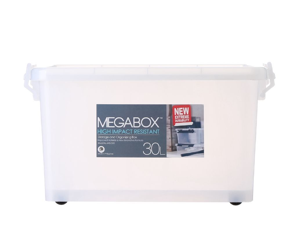 30liter megabox storage box transparent | Lazada PH