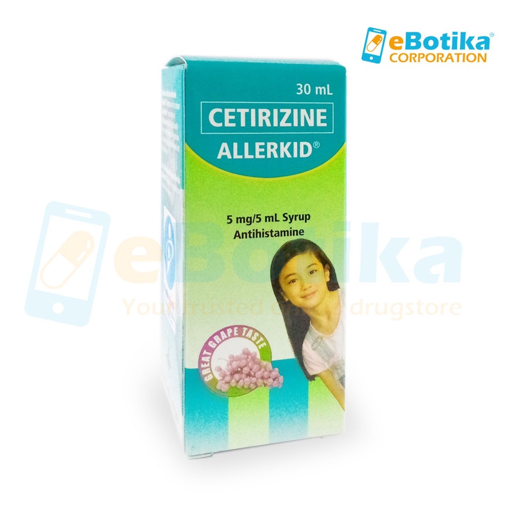 Allerkid Syrup (30mL) | Anti-Allergy for Kids | Lazada PH