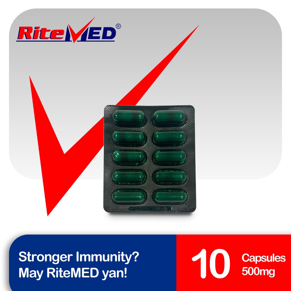 RiteMED Ascorbic + Zinc 500mg/10 mg/cap 10 Capsules (Prevention Of ...