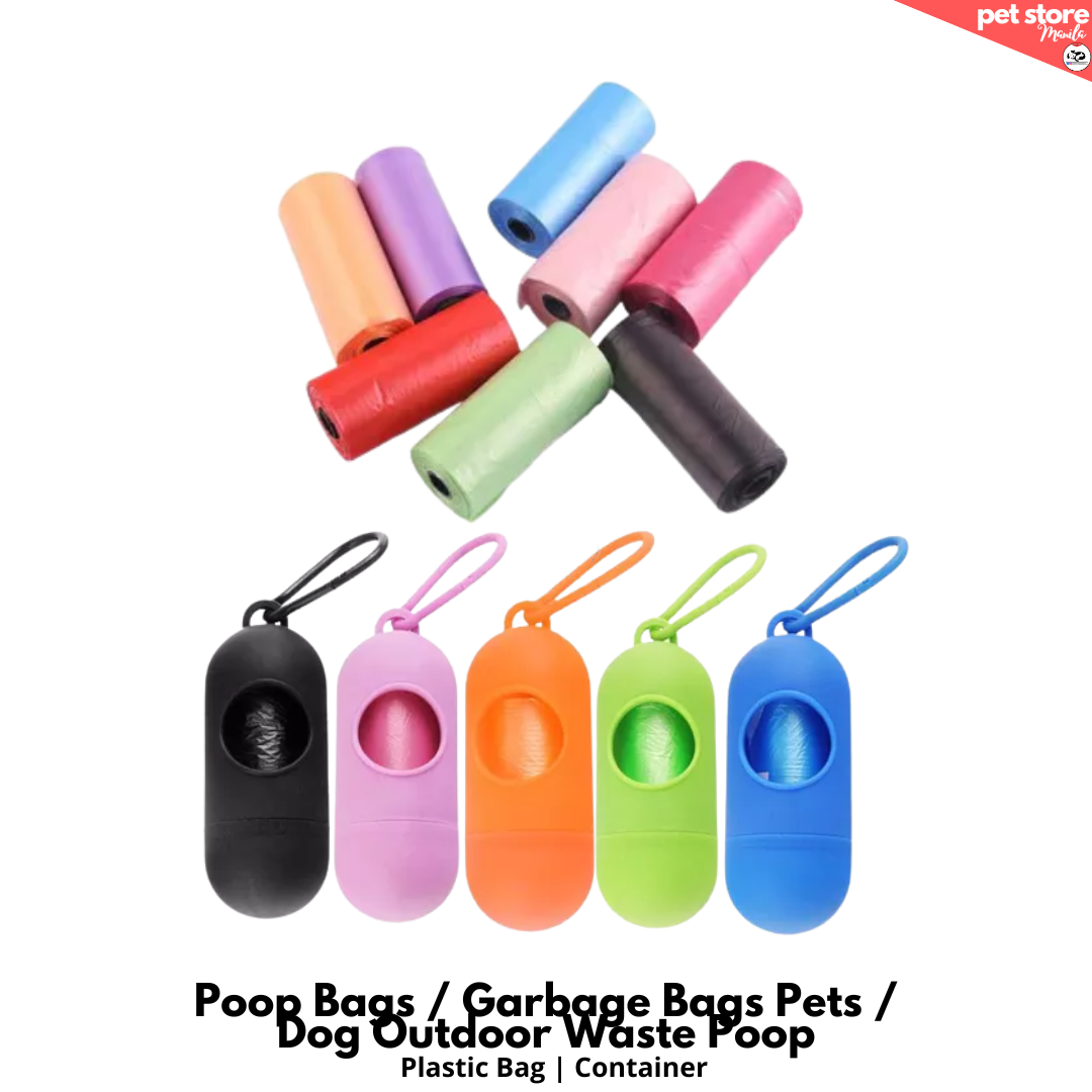 Poop Bag Dispenser Pet Dog Waste Garbage Case Poop Pick Up Bags Holder ...