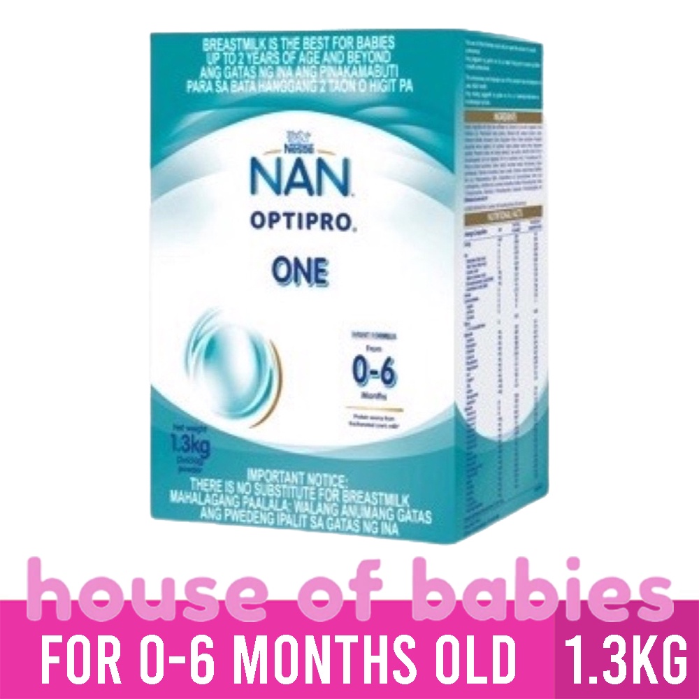 NAN OptiPro One 1.3kg 0-6 Months Old Infant Formula | Lazada PH