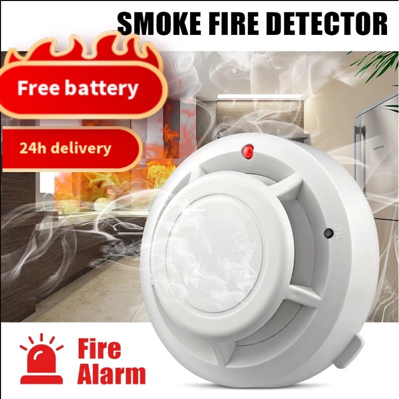 Portable Standalone Fire Alarm Sensor Photo Sensitive Sensor Smoke ...