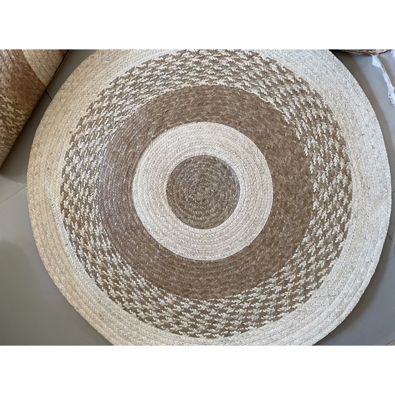 buri banig mat/buri colored with design mat/native banig mat | Lazada PH