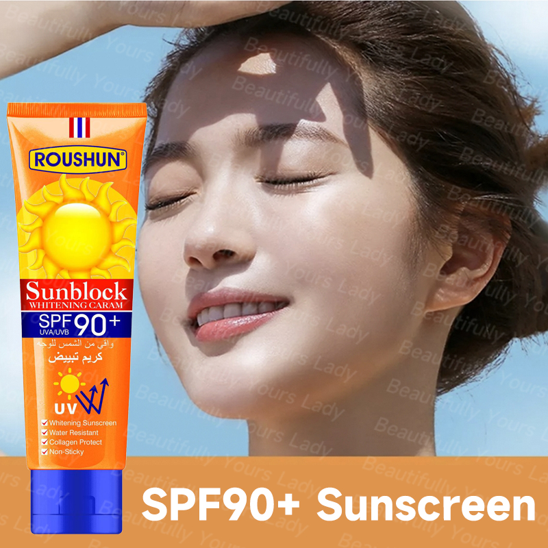 Whitening Sun Cream SPF 90+ sunblock sun screen sunscreen and aftersun sunscreen spf 50 face and ...