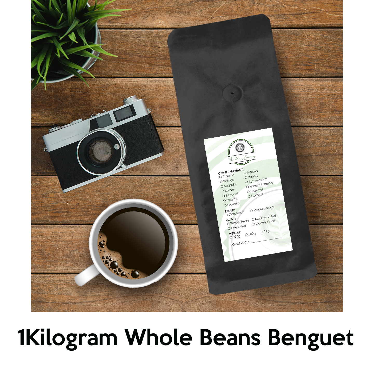 1kg Benguet Blend Coffee - Whole Beans | Lazada PH