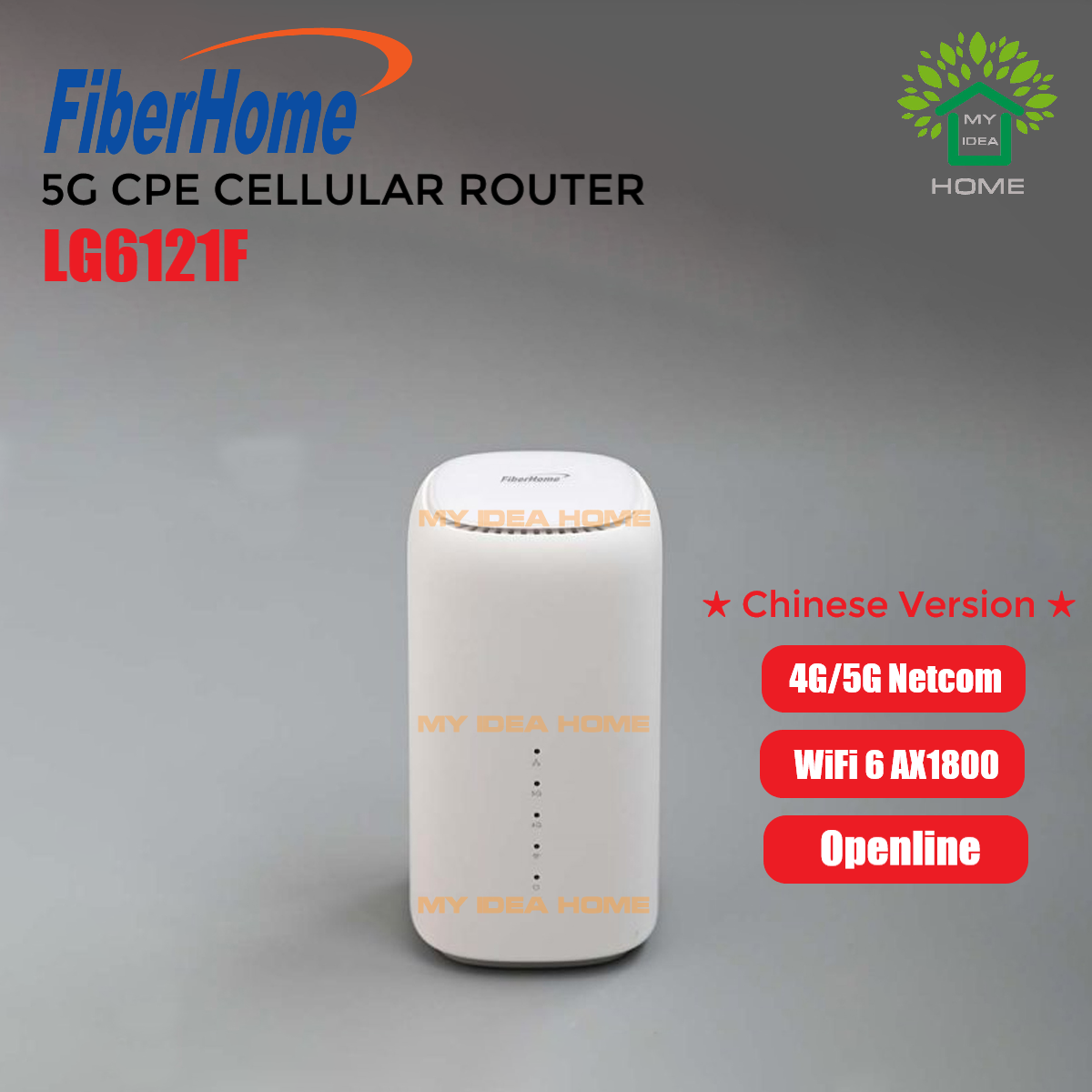FiberHome 5G/4G CPE Cellular Wireless SIM Card Router AX1800 Quad Core ...