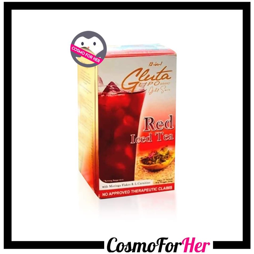 Authentic Gluta Lipo Red Iced Tea | Lazada PH