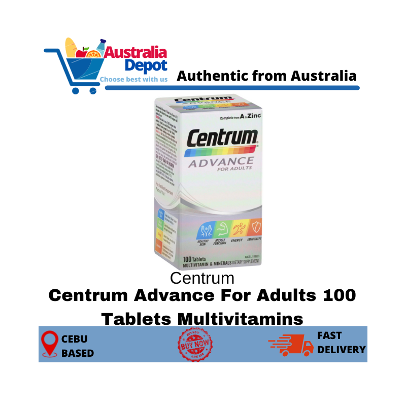 Centrum Advance For Adults 100 Tablets | Lazada PH