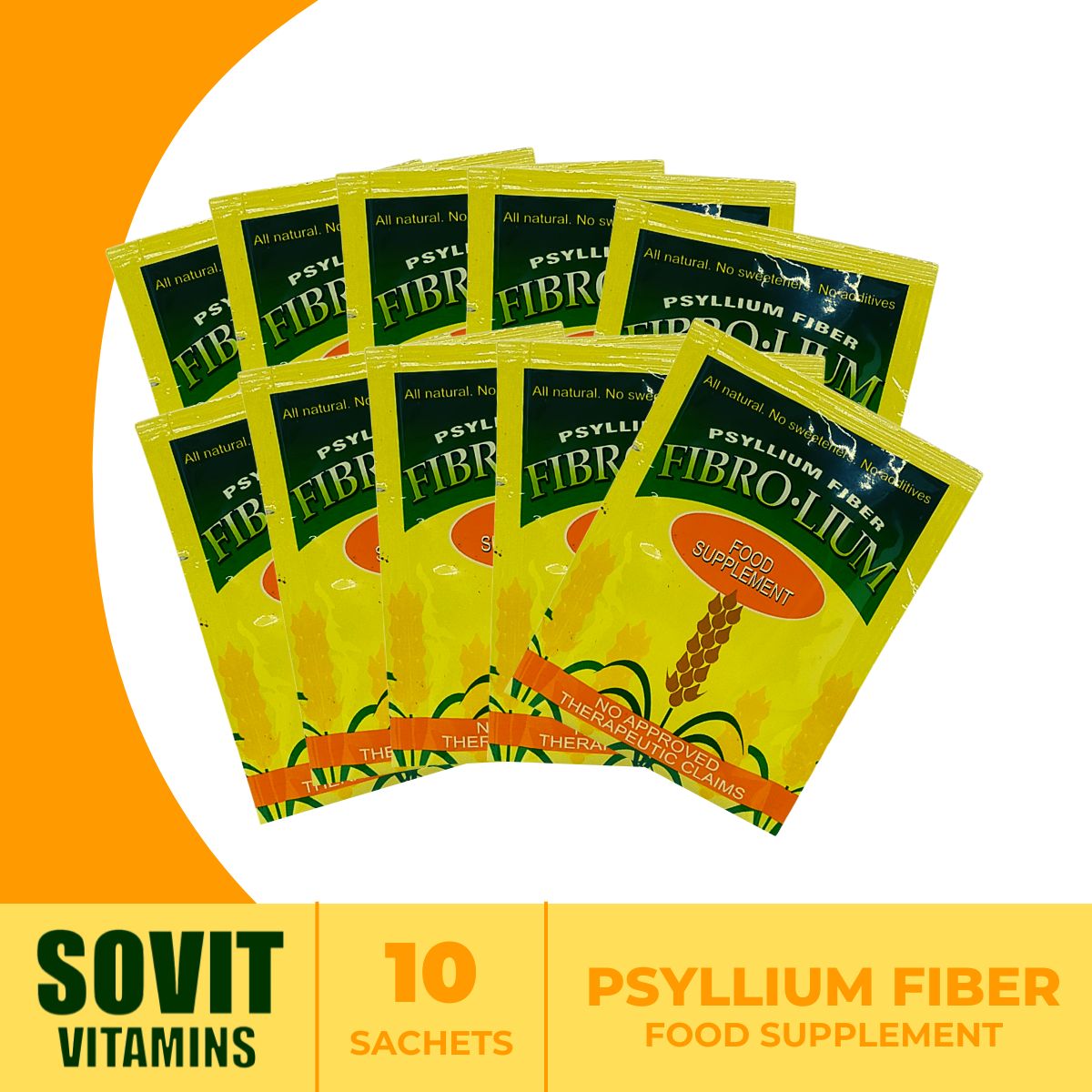 Fibro-Lium (Psyllium Fiber) (10 Sachets) | Lazada PH