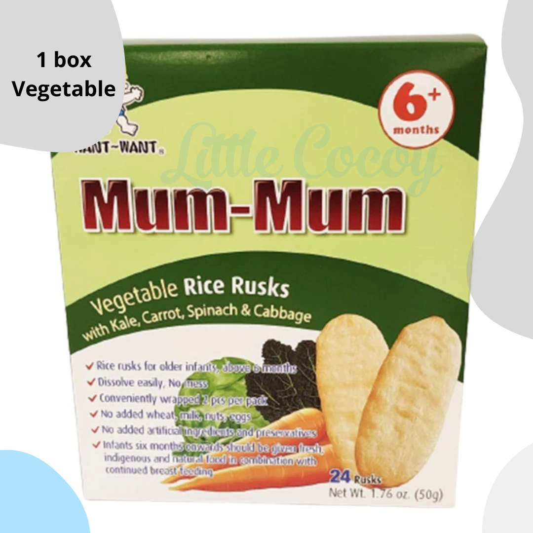 Mum Mum Rice Biscuit for Babies - Vegetable | Lazada PH