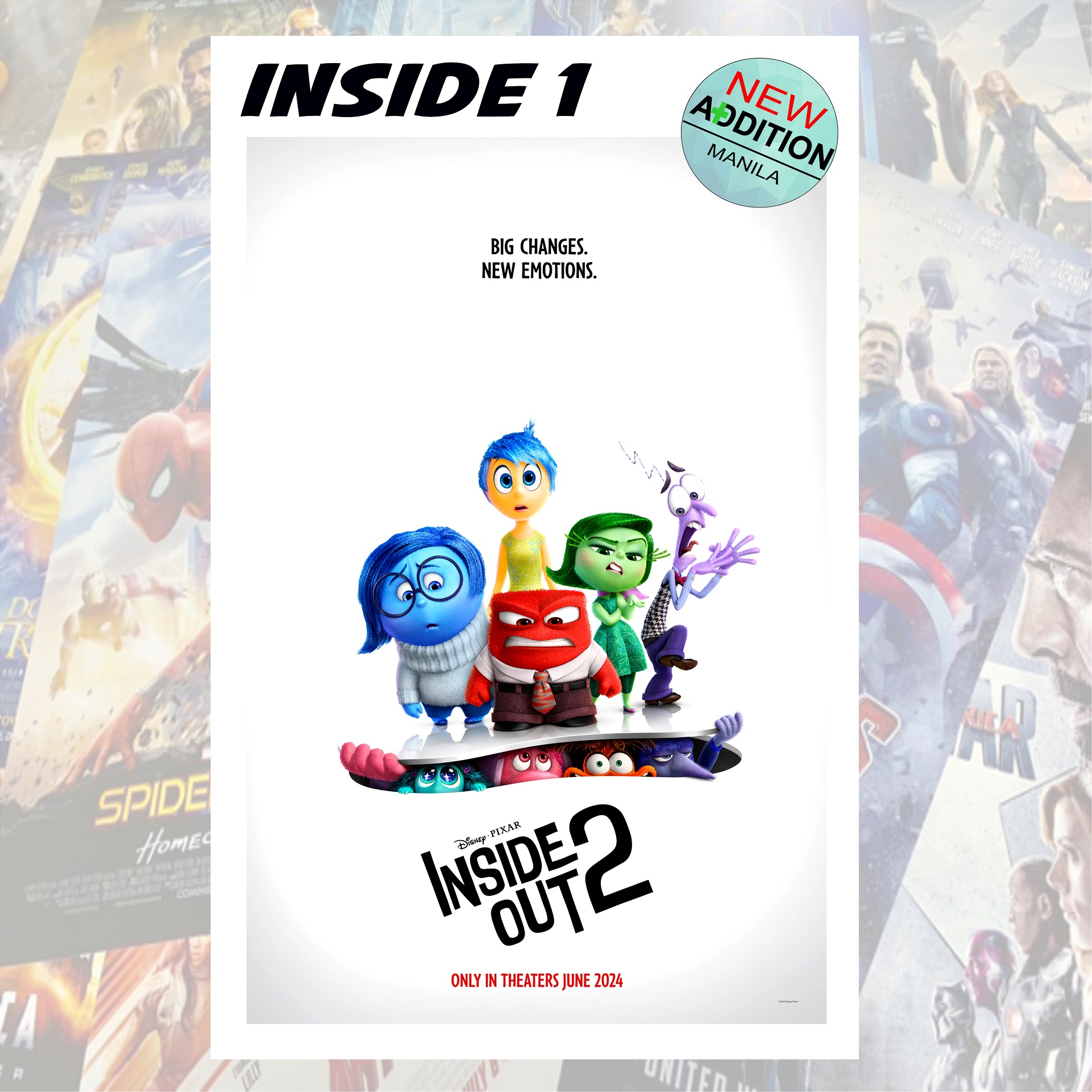 INSIDE OUT 2 Large Glossy Poster | Lazada PH
