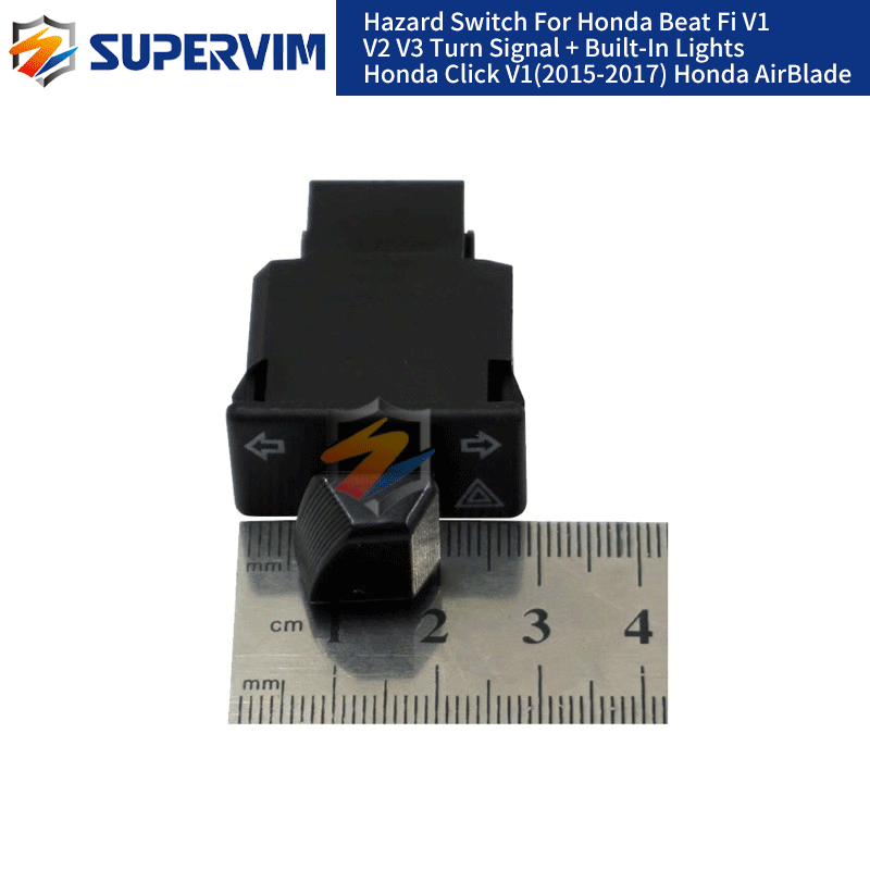 Supervim Motorcycle Hazard Switch For Honda Beat Fi V1 V2 V3 Turn ...
