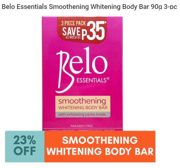 Belo Whitening Body Bar Soap 90g 3-pc | Lazada PH