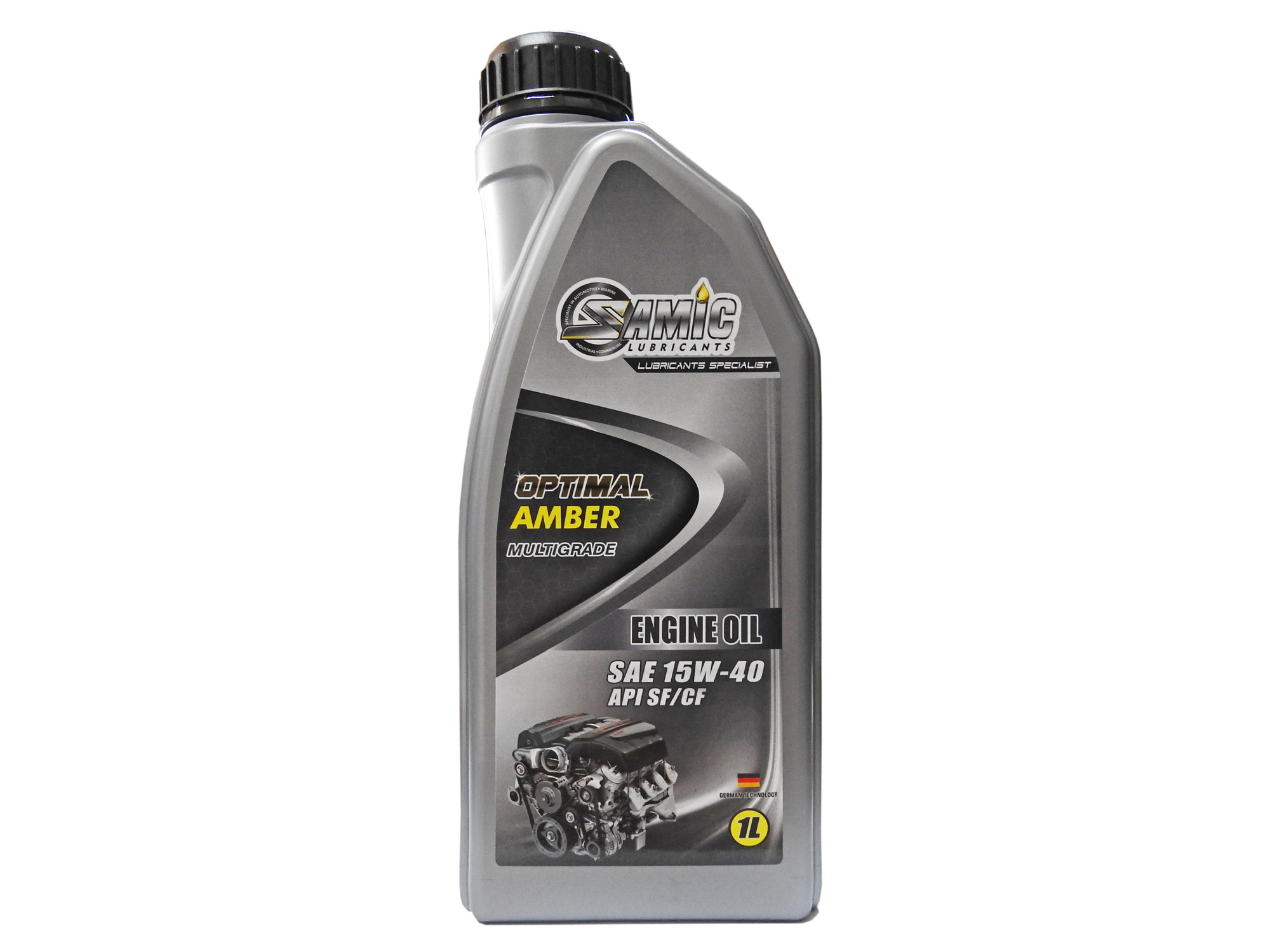 Samic Optimal Amber SF/CF 15W40 Multigrade Gasoline Engine Oil (1 Liter ...