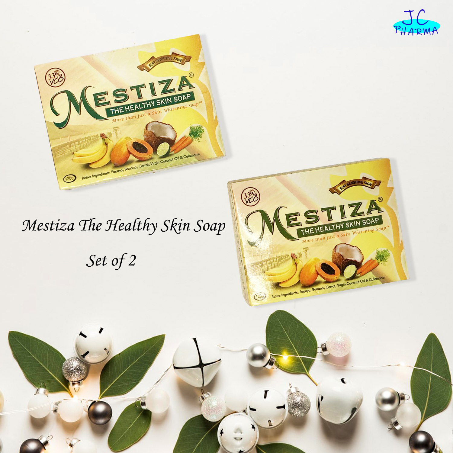 Authentic MESTIZA The Healthy Skin Soap Set 2 ( 120 g ) | Lazada PH