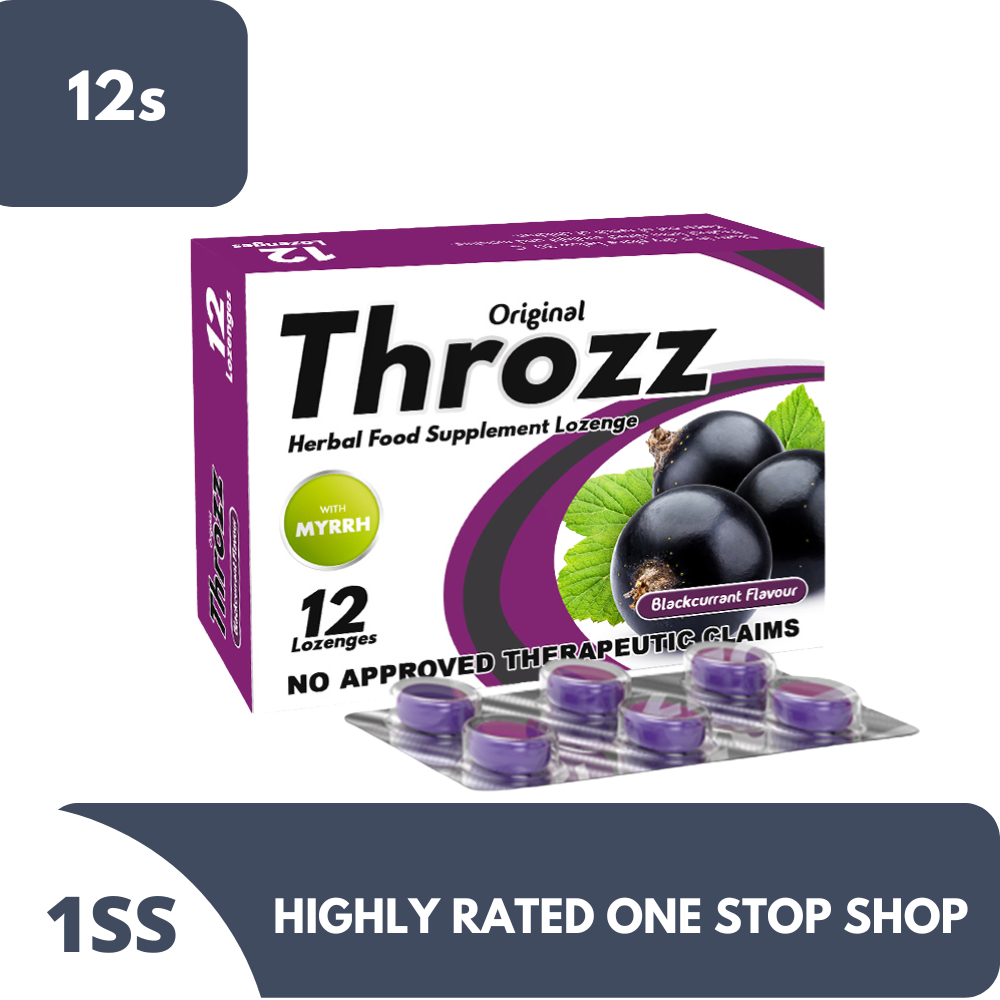 Throzz Original Blackcurrant Flavor Lozenges 12s | Lazada PH
