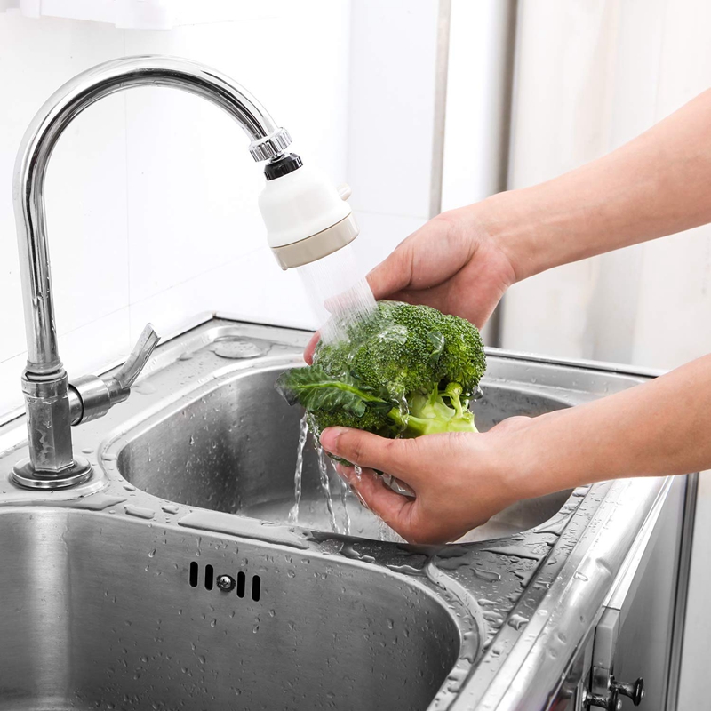 2 Pack Kitchen Water Spray Water Saving Faucet Sprayer 360 Degree ...