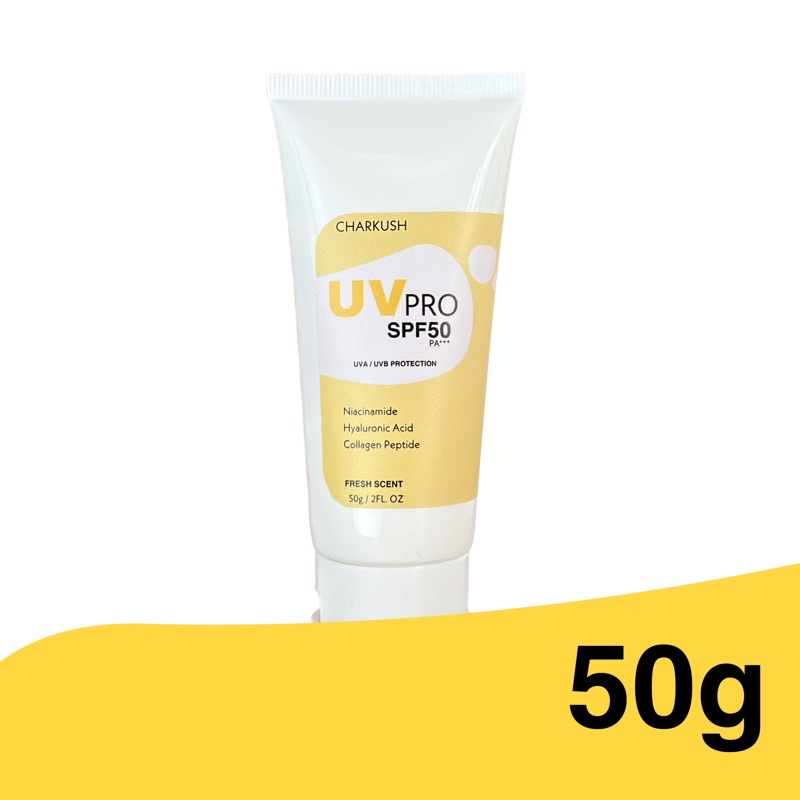 Charkush UV PRO SPF50 PA+++ (Fresh Scent) (NIACINAMIDE, HYALURONIC ...
