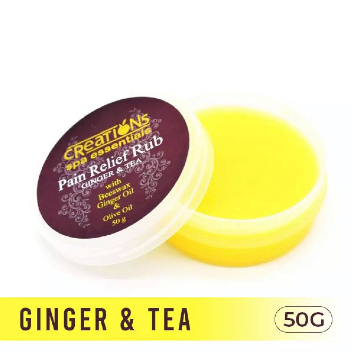 CREATIONS SPA CREATION SPA Pain Relief Spa Rub 50 GRAMS GINGER & TEA ...