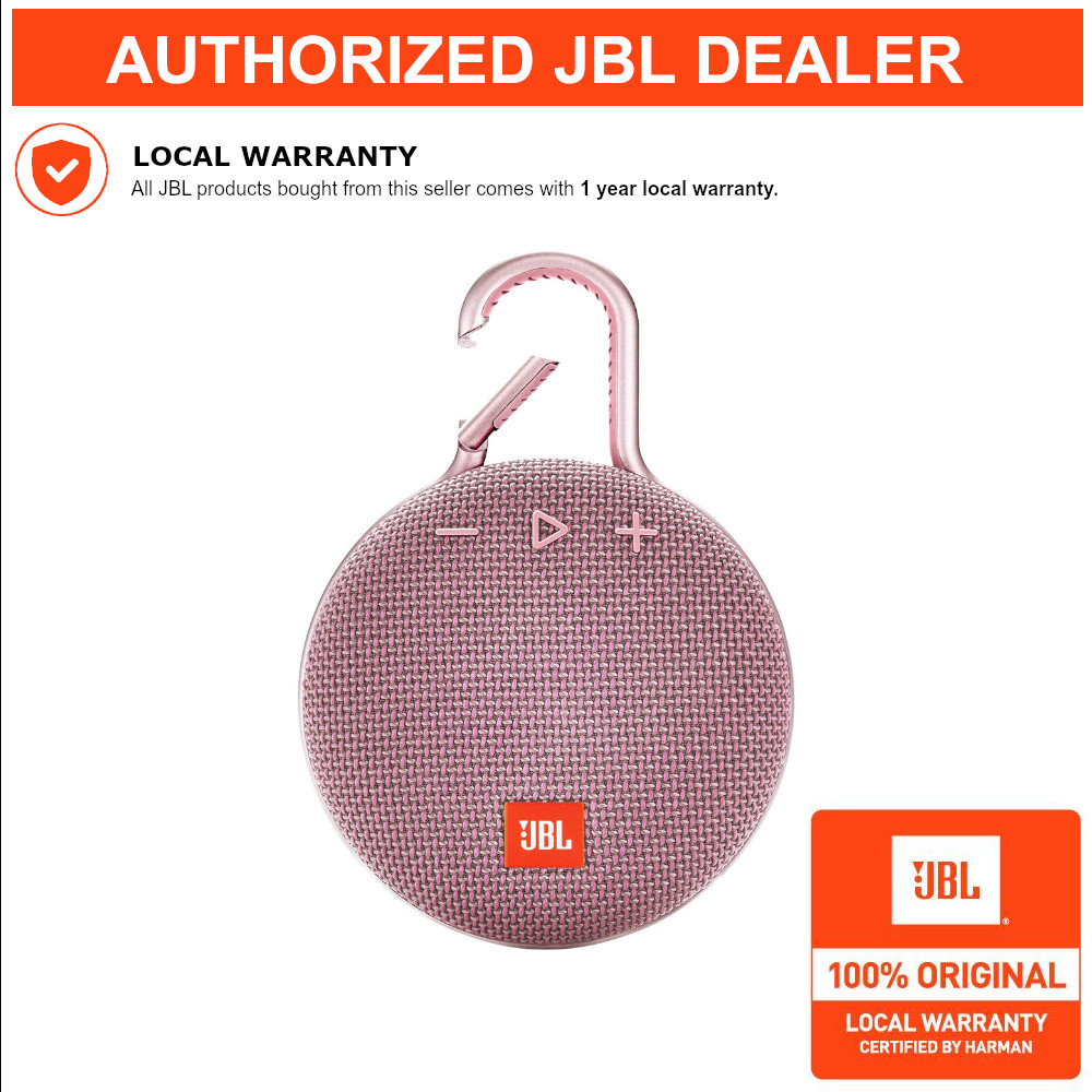 JBL Clip 3 Portable Waterproof Bluetooth Speaker | Lazada PH