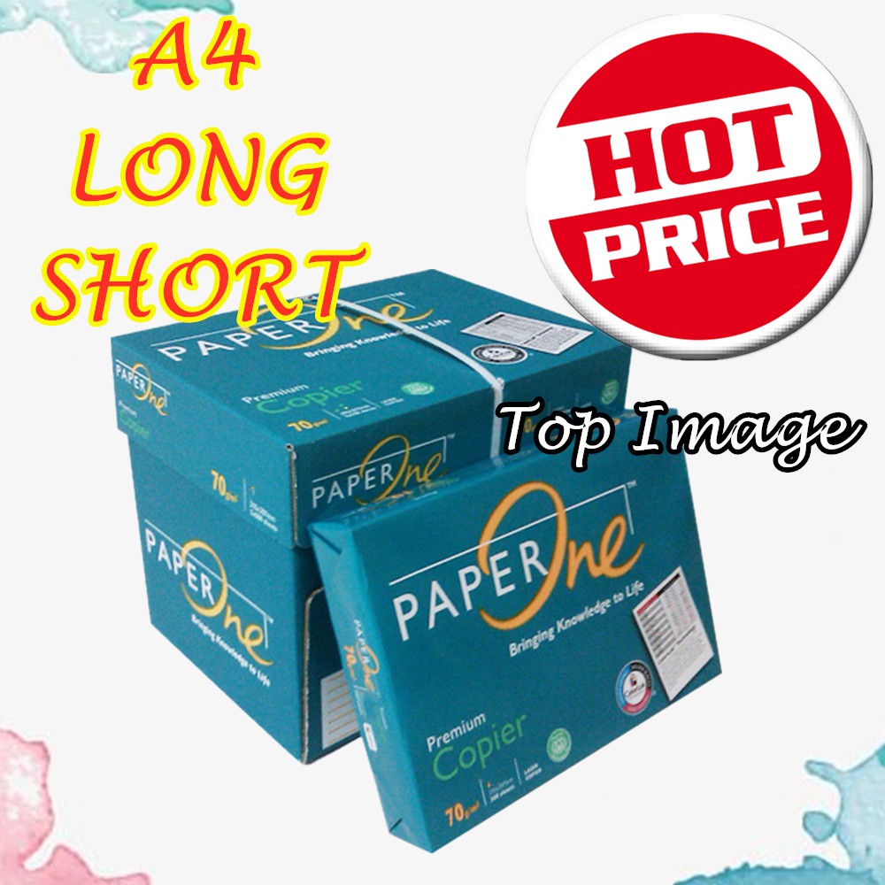 Paper One 70gsm Long / Legal A4 Short / Letter Size bond paper copy ...