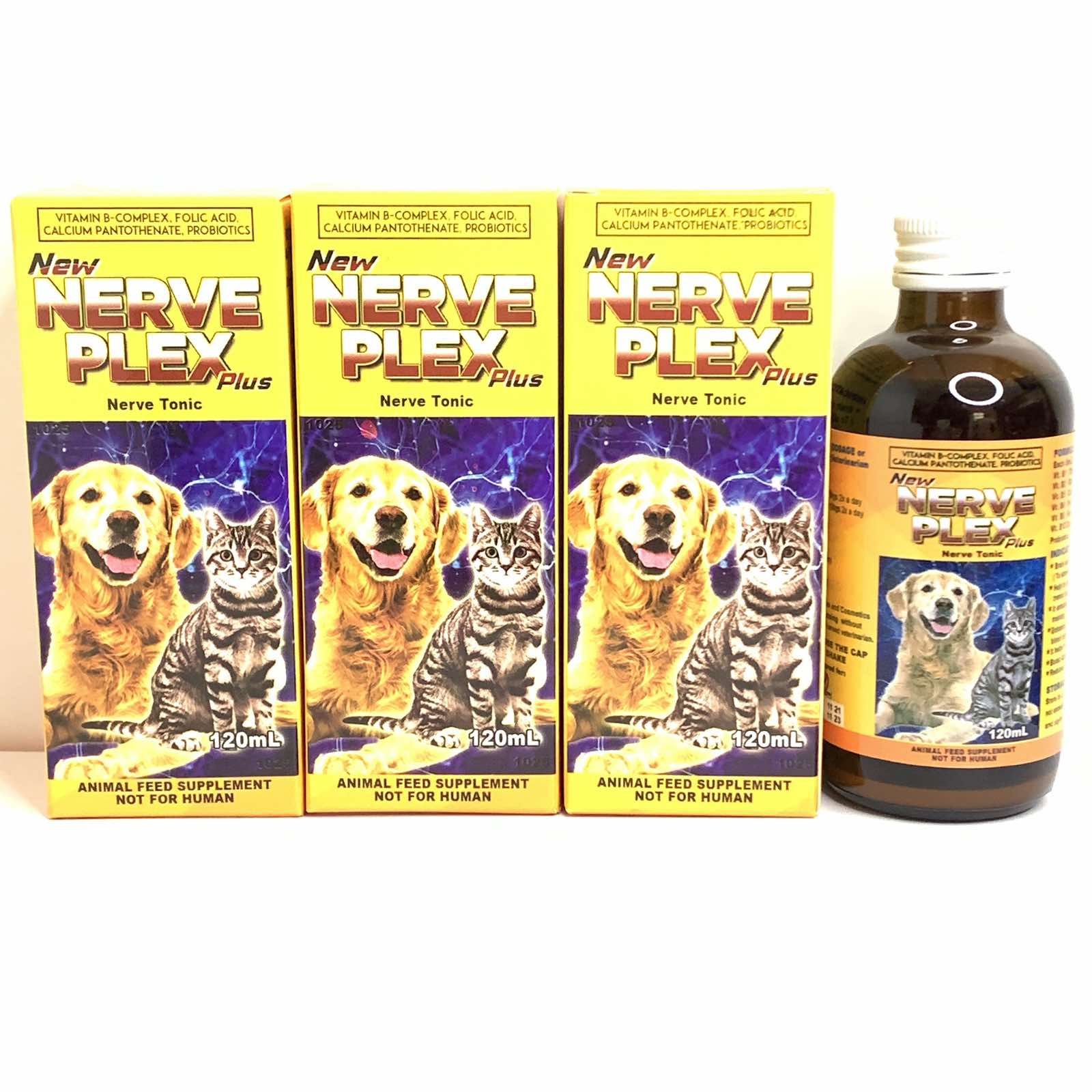 [SOUTH VET] 3 box New Nerve Plex Plus Vitamin and Supplement for Dogs ...