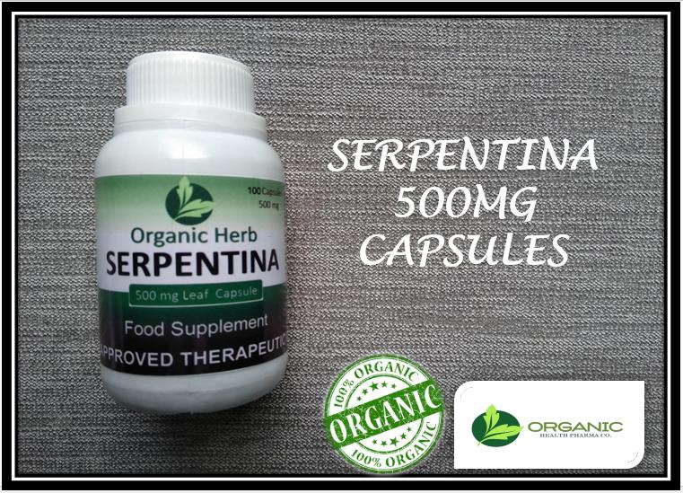 Serpentina Capsules 400mg x 100's (Organic Herb BUNDLE ) | Lazada PH