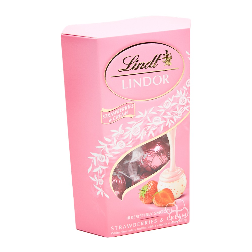 Lindt Lindor Strawberry & Cream Truffles 200 g | Lazada PH