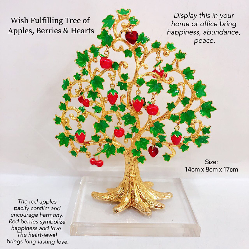 Fengshui Wish Fulfilling Tree of Apples, Berries & Hearts | Lazada PH