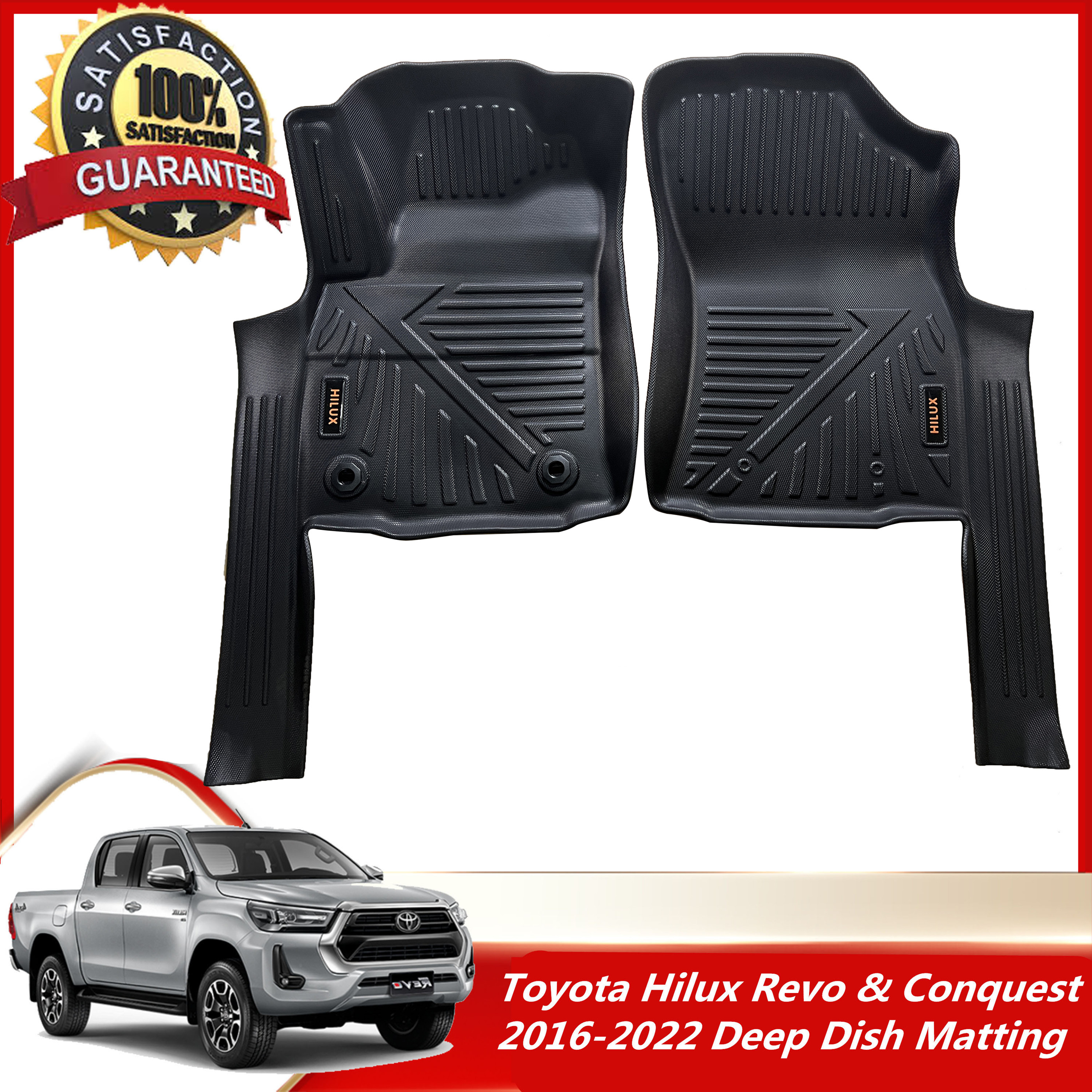 Deep Dish Matting 5D Full Extended For Toyota Hilux Revo And Conquest ...