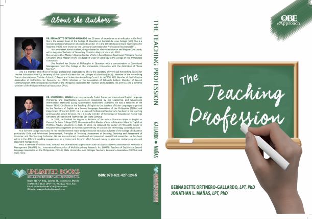 The Teaching Profession by Bernadette O. Gallardo, Jonathan L. Mañas / 2022 | Lazada PH