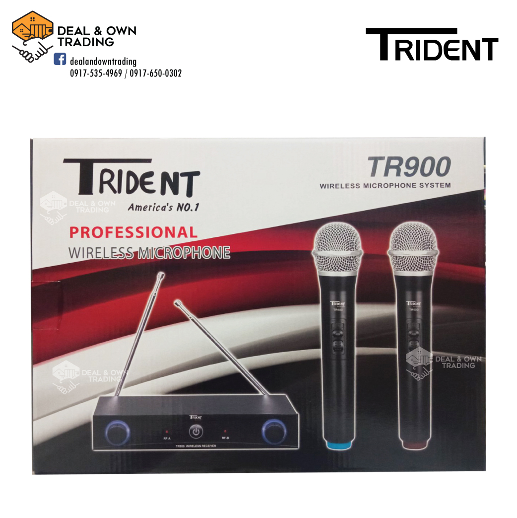 Trident TR-900 Wireless Microphone | Lazada PH