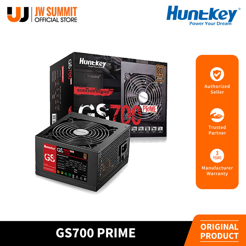 Huntkey GS700 PRIME 600W ATX12V 80 PLUS Bronze Semi-Modular Gaming ...