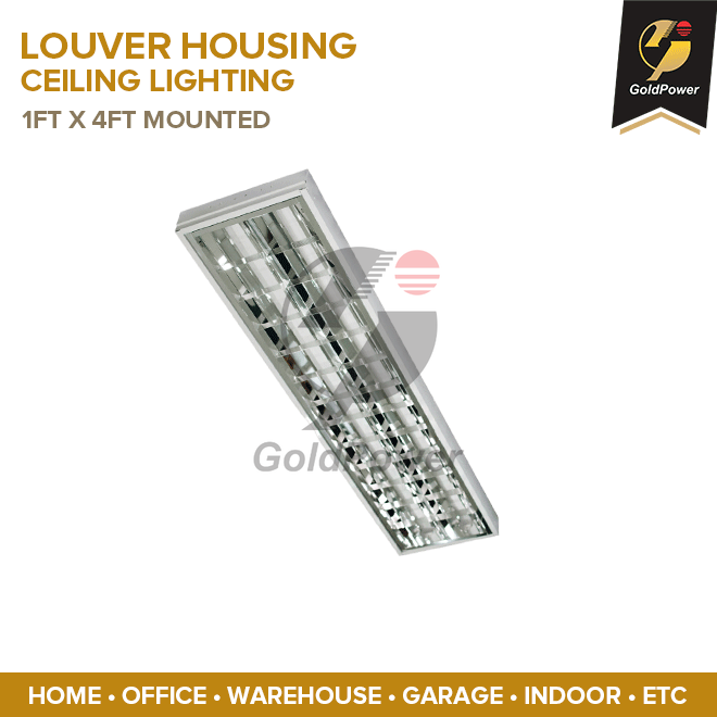 Goldpower High Quality Louver Housing with or without T8 LED Tube Light ...