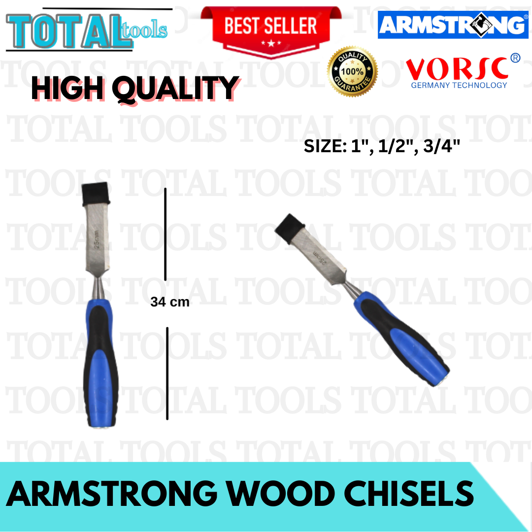 Total Tools Hardware ARMSTRONG WOOD CHISELS | Lazada PH