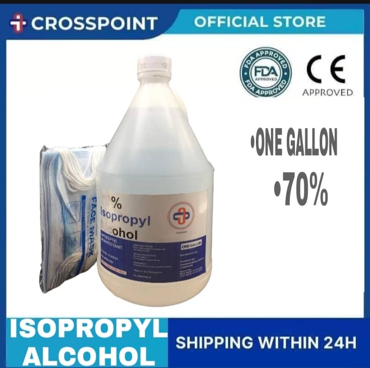 Crosspoint alcohol Ethyl/Isopropyl ( 500ml/1Liter/1 Gallon ) | Lazada PH