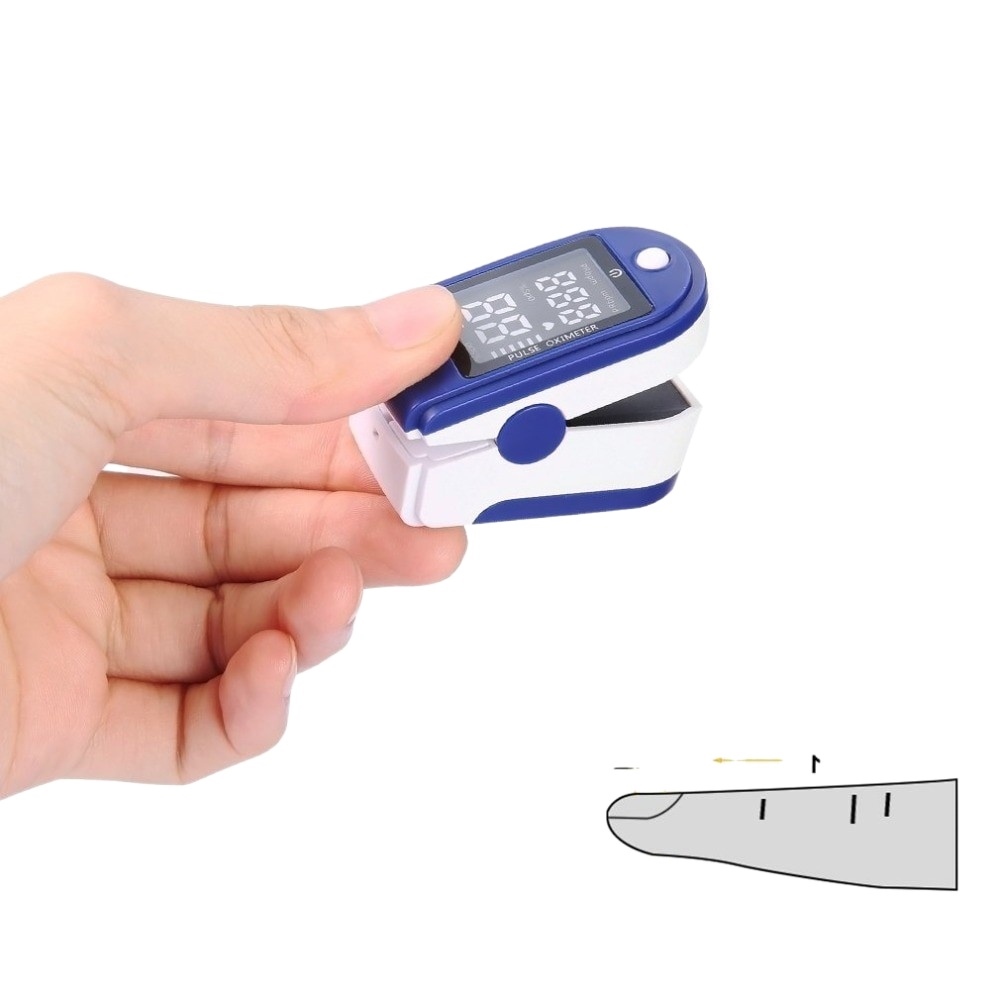 Original Mini Portable Finger Pulse Oximeter Pulsoximeter Clip ...