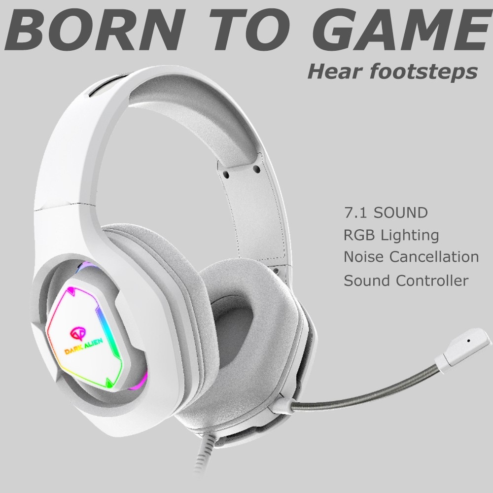 Leaven E600 G70 USB Surround Sound Noise-canceling Gaming Headset RGB ...
