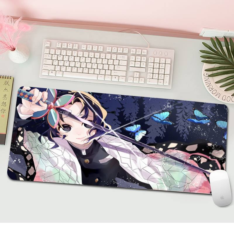 Demon Slayer Kochou Shinobu Natural Rubber mousepad Desk Mat L Large ...