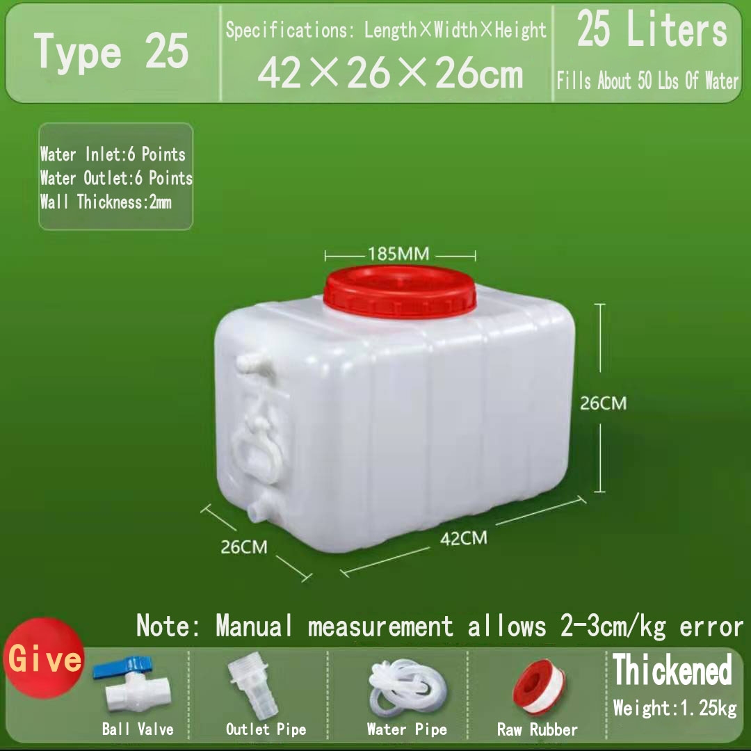 Large Water Storage Tank with cover for Home Household Water Tower Drum ...