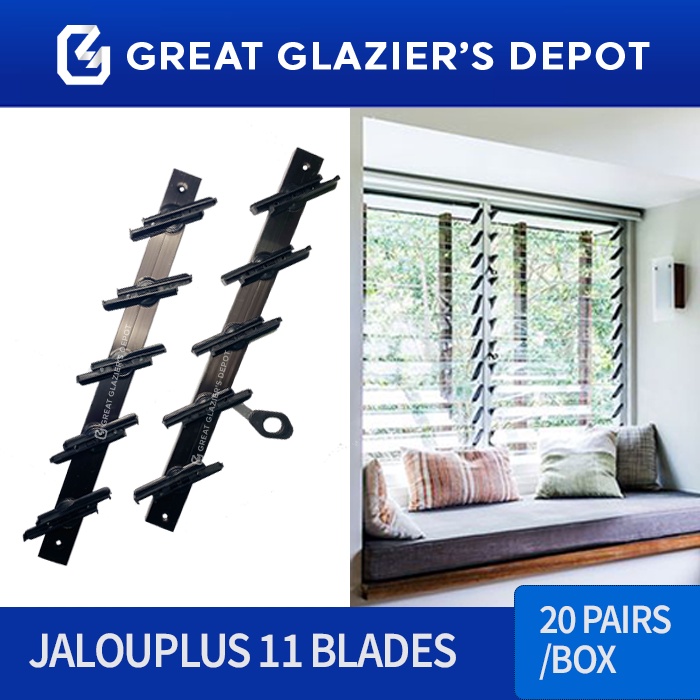 Jalouplus Jalousie Frame 11 Blades (20 Pairs) | Lazada PH