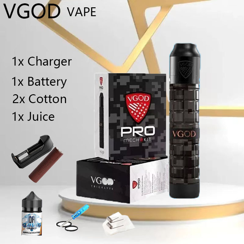VAPESMOKE FULL SET ORIGINAL VGOD Pro ARMY CAMO RDA Kit FULL KIT SET ...