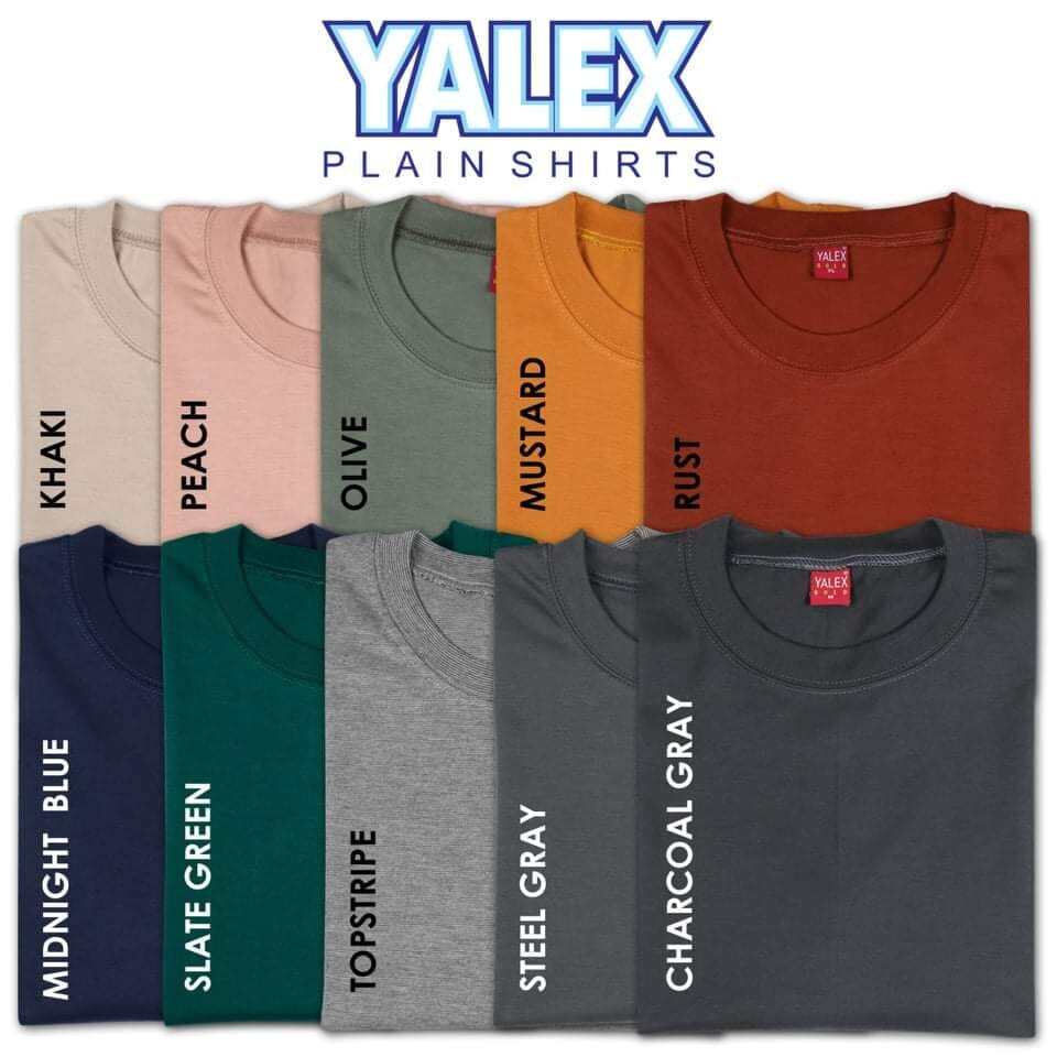 YALEX SPECIAL COLORS RED LABEL UNISEX PLAIN SHIRT FROM XS TO 5XL YALEX SPECIAL COLORS RED LABEL UNISEX PLAIN SHIRT FROM XS TO 5XL
