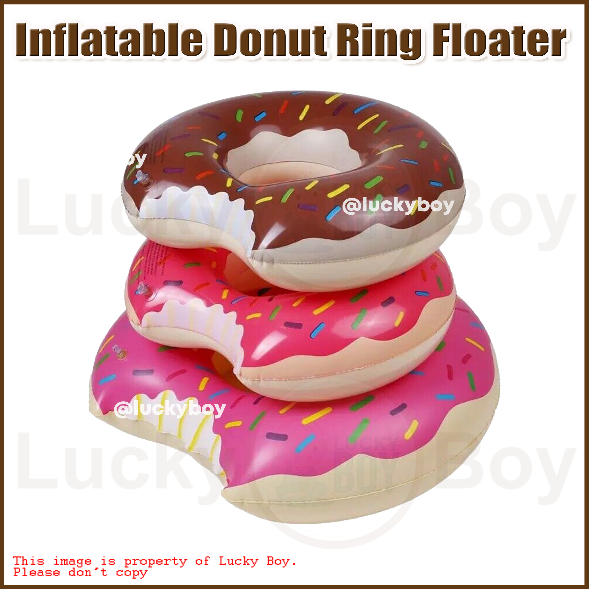Donut Ring Inflatable Floater For Kids | Lazada PH