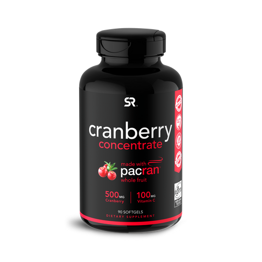 Sports Research Cranberry Concentrate 90 Soft Gels (Triple Strength ...