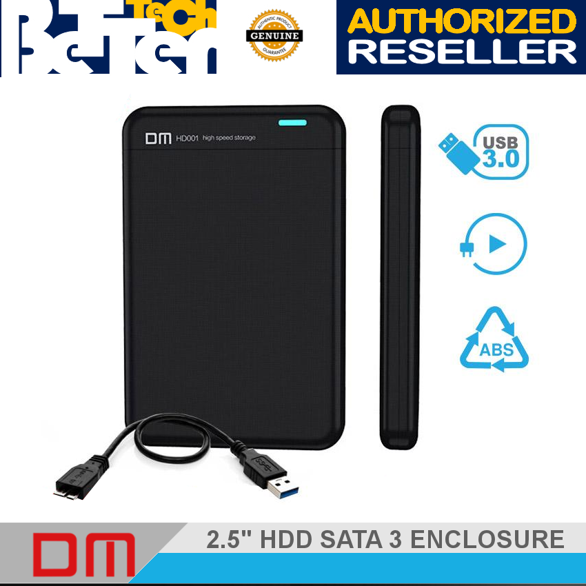 DM Life HD001 2.5" HDD Enclosure Case USB 3.0 to SATA HDD Hard Drive ...