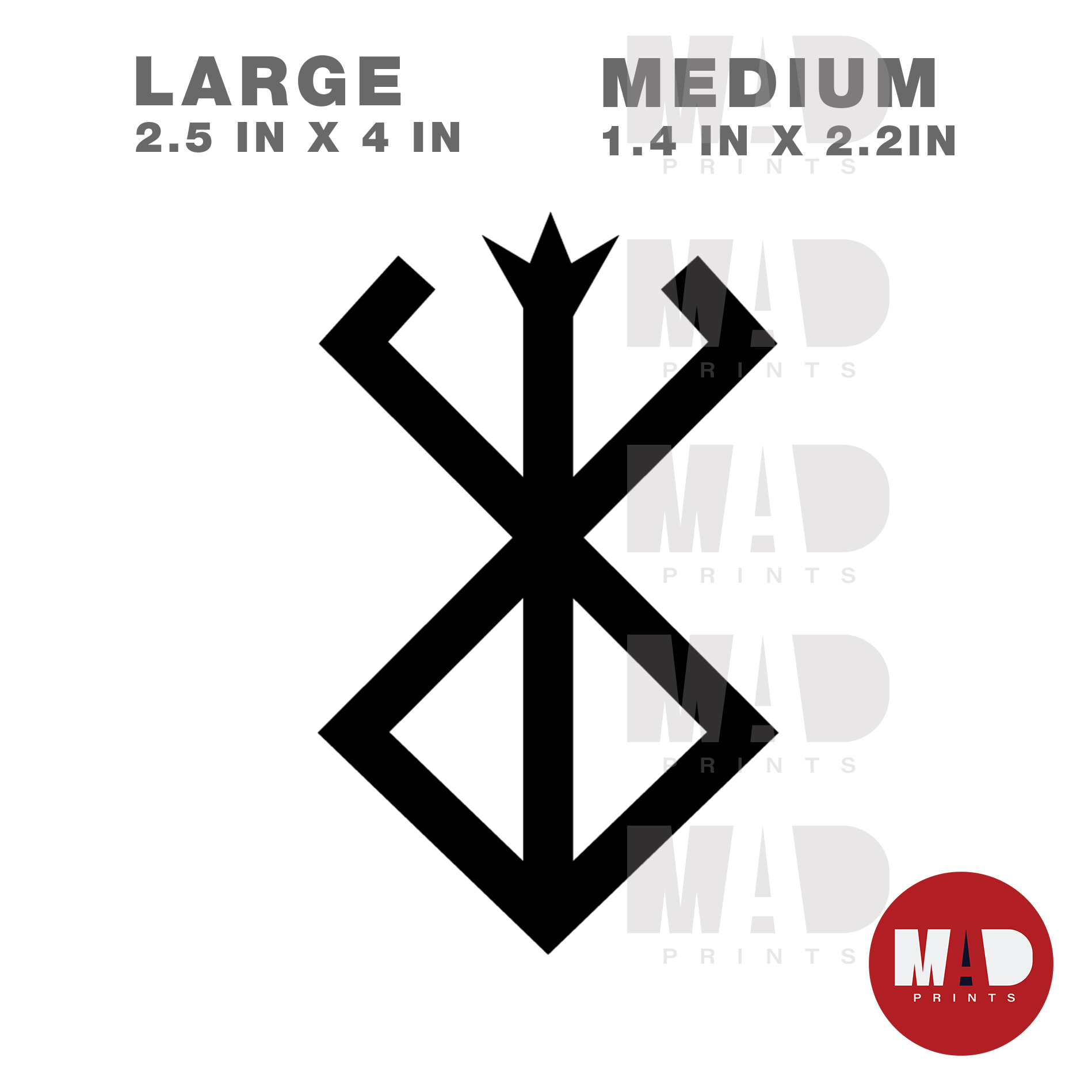 Berserk Curse Mark Logo Decal Waterproof Sticker | Lazada PH