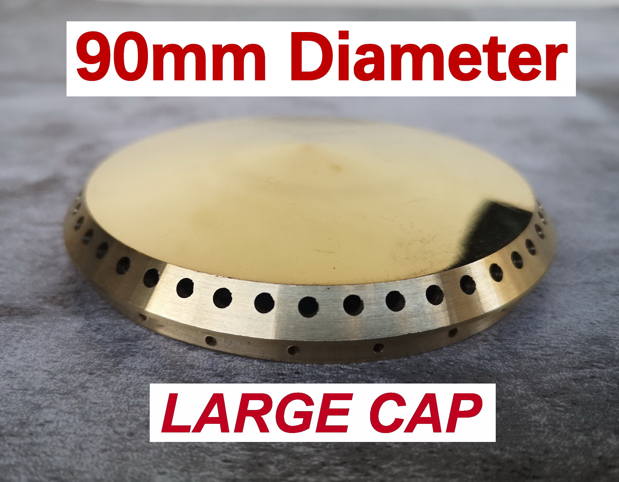 WCC 1pc. Replacement Gas Range Stove Burner Cap with Flame Hole for LA ...